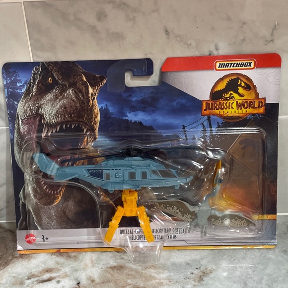 MATCHBOX | Toys | Mattel Jurassic World Dominion Quetzalcopter Matchbox ...